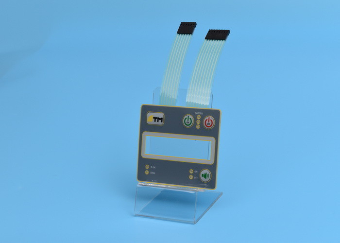 Translucent Led Tactile Membrane Touch Switch With Double Circuit