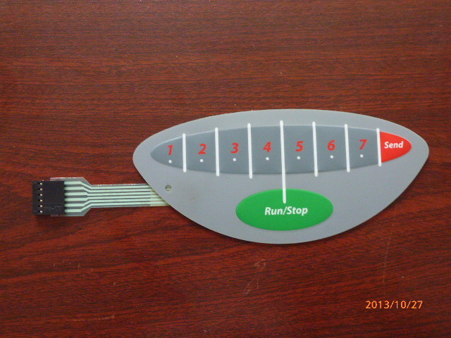 Multi-Keys Flexible Tactile Membrane Switch , Thin-Film Switch ...