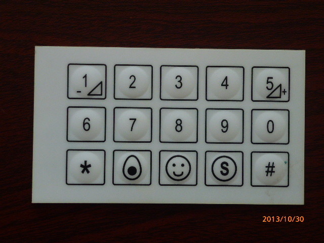 Professional Keypad PCB Membrane Switch With 3M Adhesive / IPC Standard