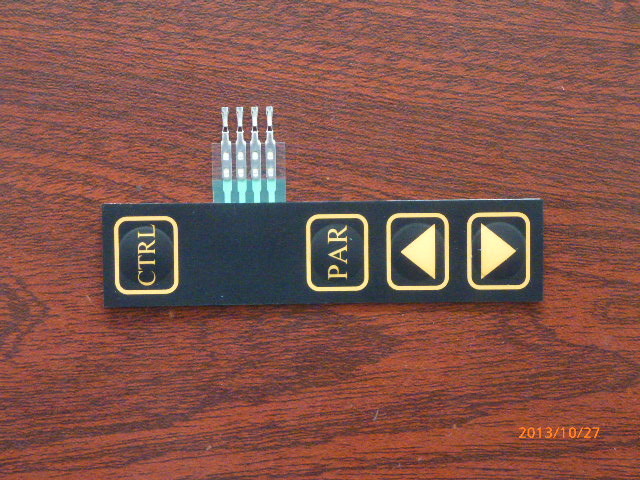 Industrial Controller Membrane Switch Keypads / Flexible Remote Control ...