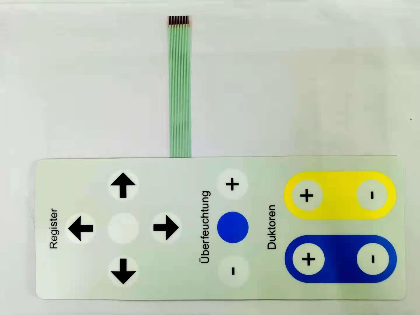 Waterproof Tactile Membrane Switch Keypad With 3M Adhesive