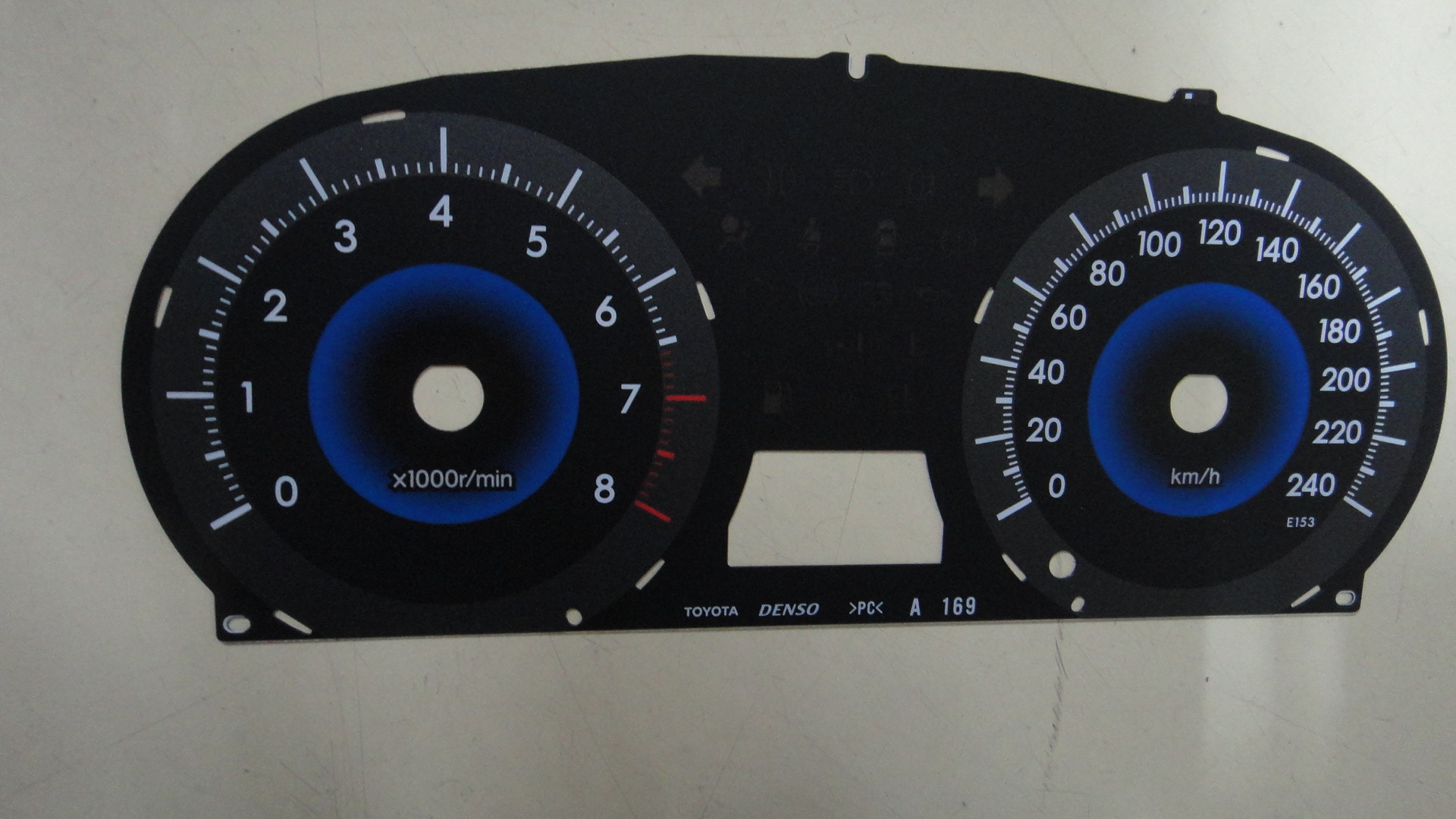 Large Screen Colorful Graphic Overlay With Silk Screen Printing And ...