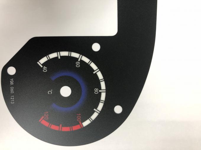 OEM Digital Printing F200 Graphic Overlay With Deadfront LED Windows